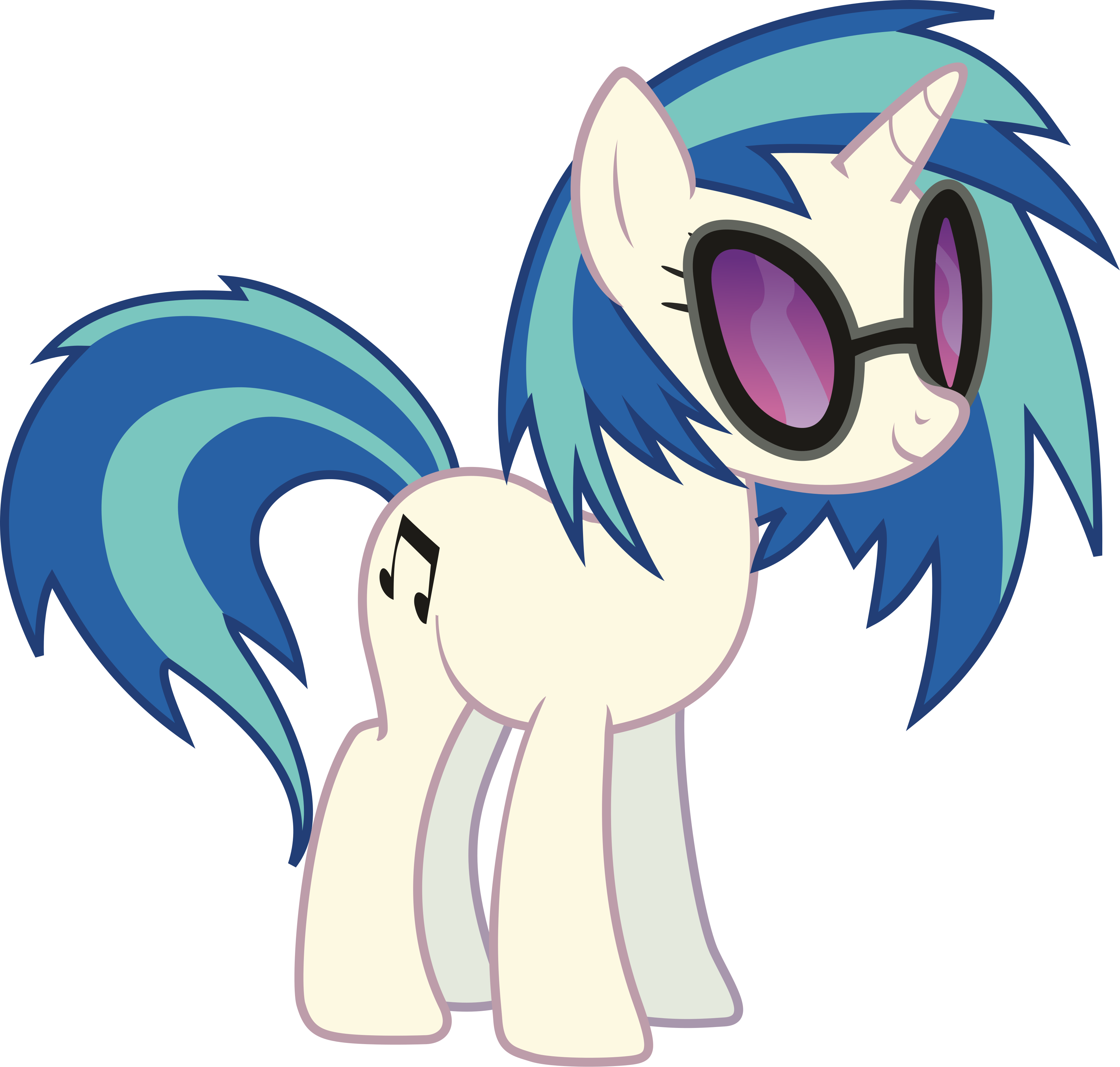 #3590043 - safe, dj pon-3, vinyl scratch, pony, unicorn, g4, official, .svg available, horn ...