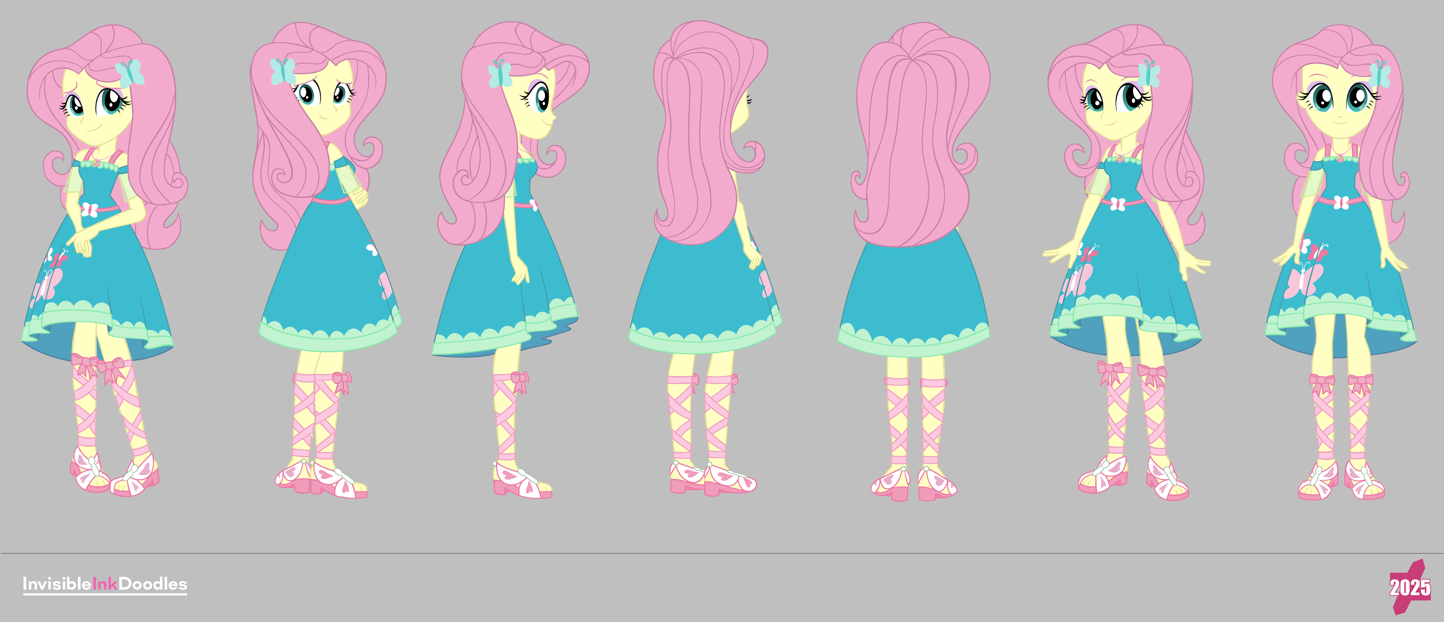 #3578427 - safe, artist:invisibleink, fluttershy, butterfly, human, equestria girls, g4, belt ...