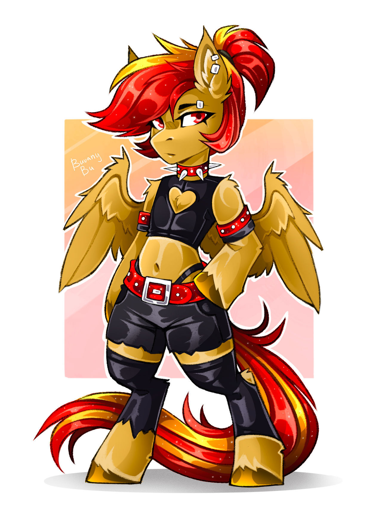 #3578591 - safe, alternate character, alternate version, artist:buvanybu, oc, oc only, pegasus ...