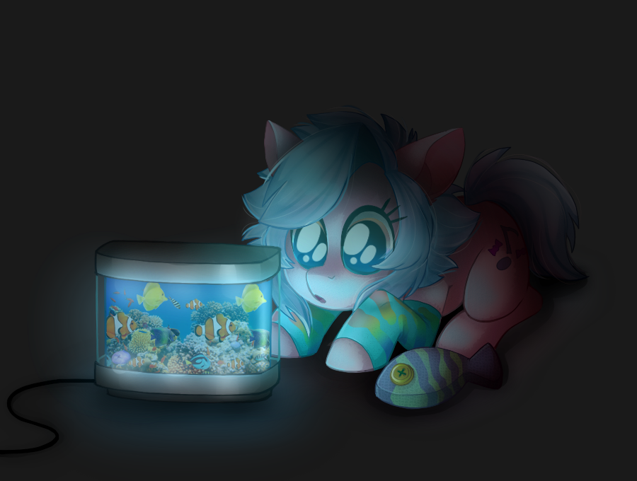 #3590321 - safe, artist:toxiccolour, oc, oc only, clownfish, earth pony ...