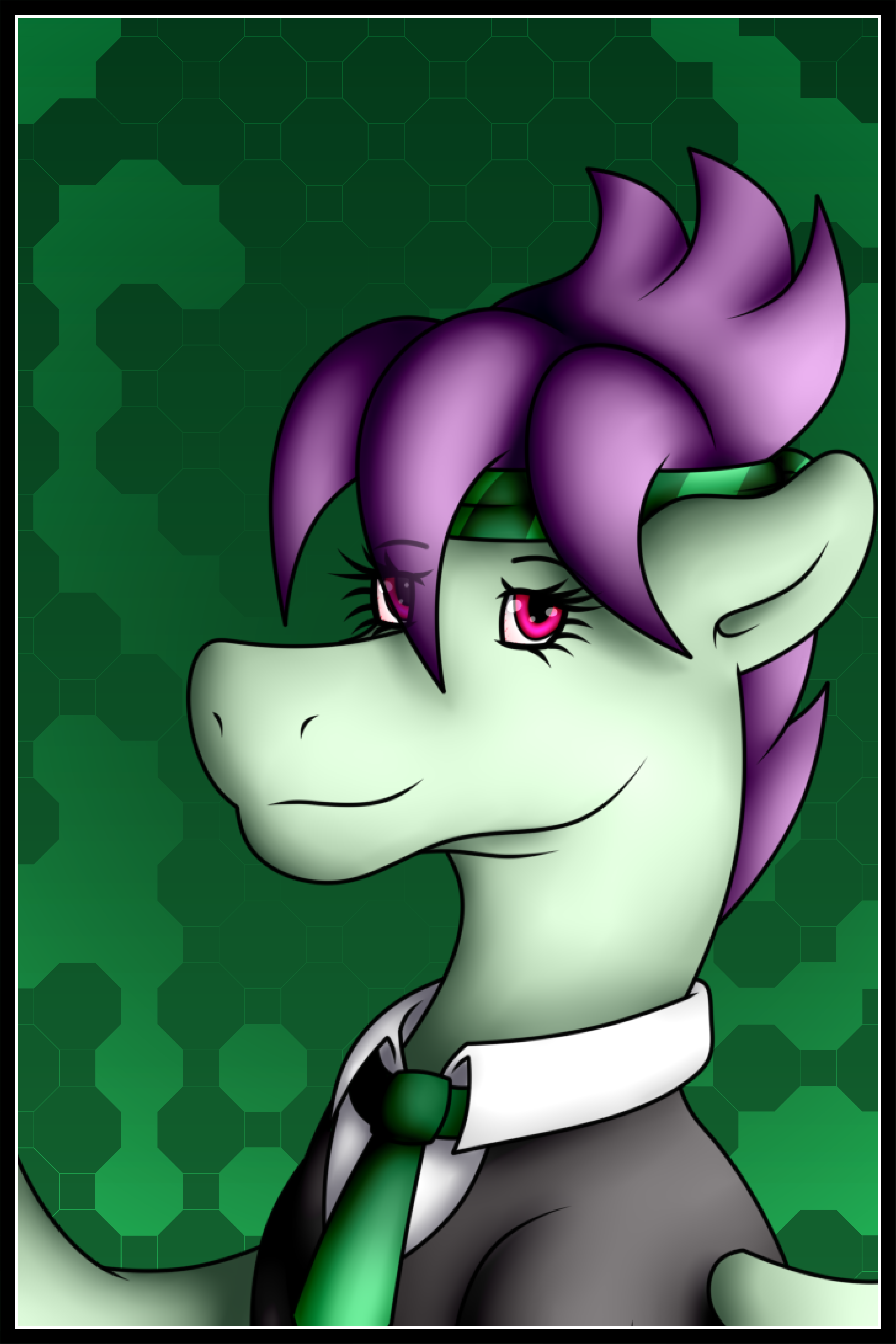 #3590419 - safe, artist:thebenalpha, oc, oc only, oc:dust cloud, bandana, clothes, necktie ...