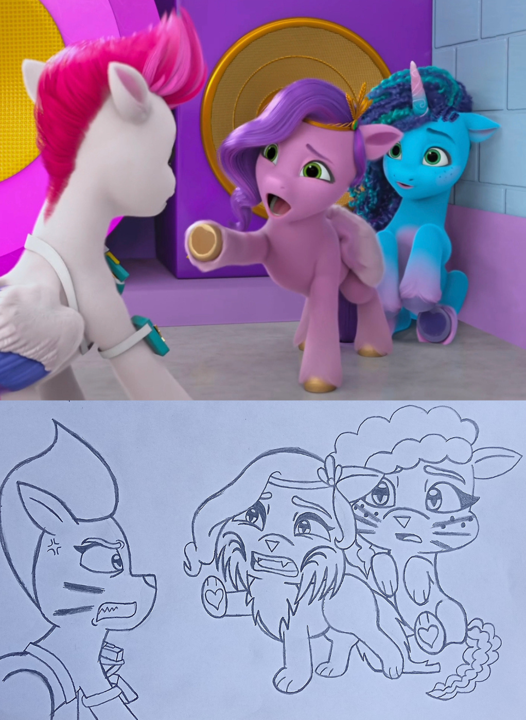 #3591395 - safe, artist:tom artista, edit, edited screencap, screencap, misty brightdawn, pipp ...