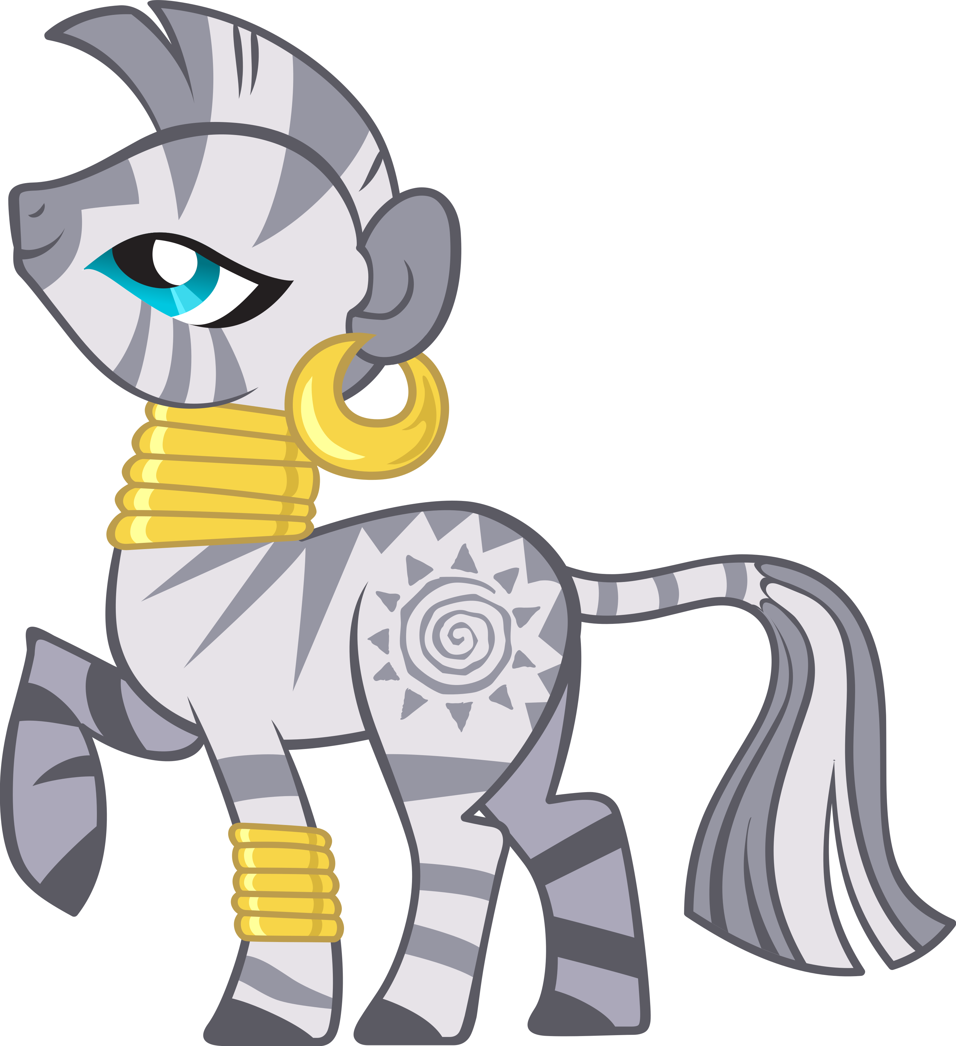 #3593044 - safe, zecora, pony, zebra, g4, official, leak, .svg ...