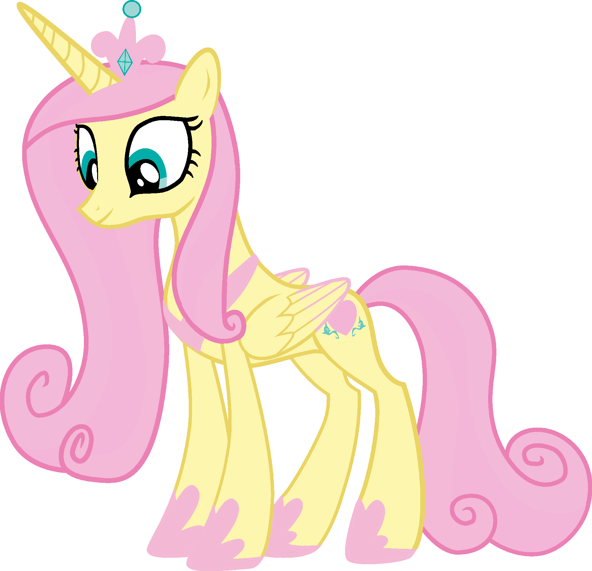 #3594253 - safe, princess cadance, alicorn, g4, female, full body, horn ...