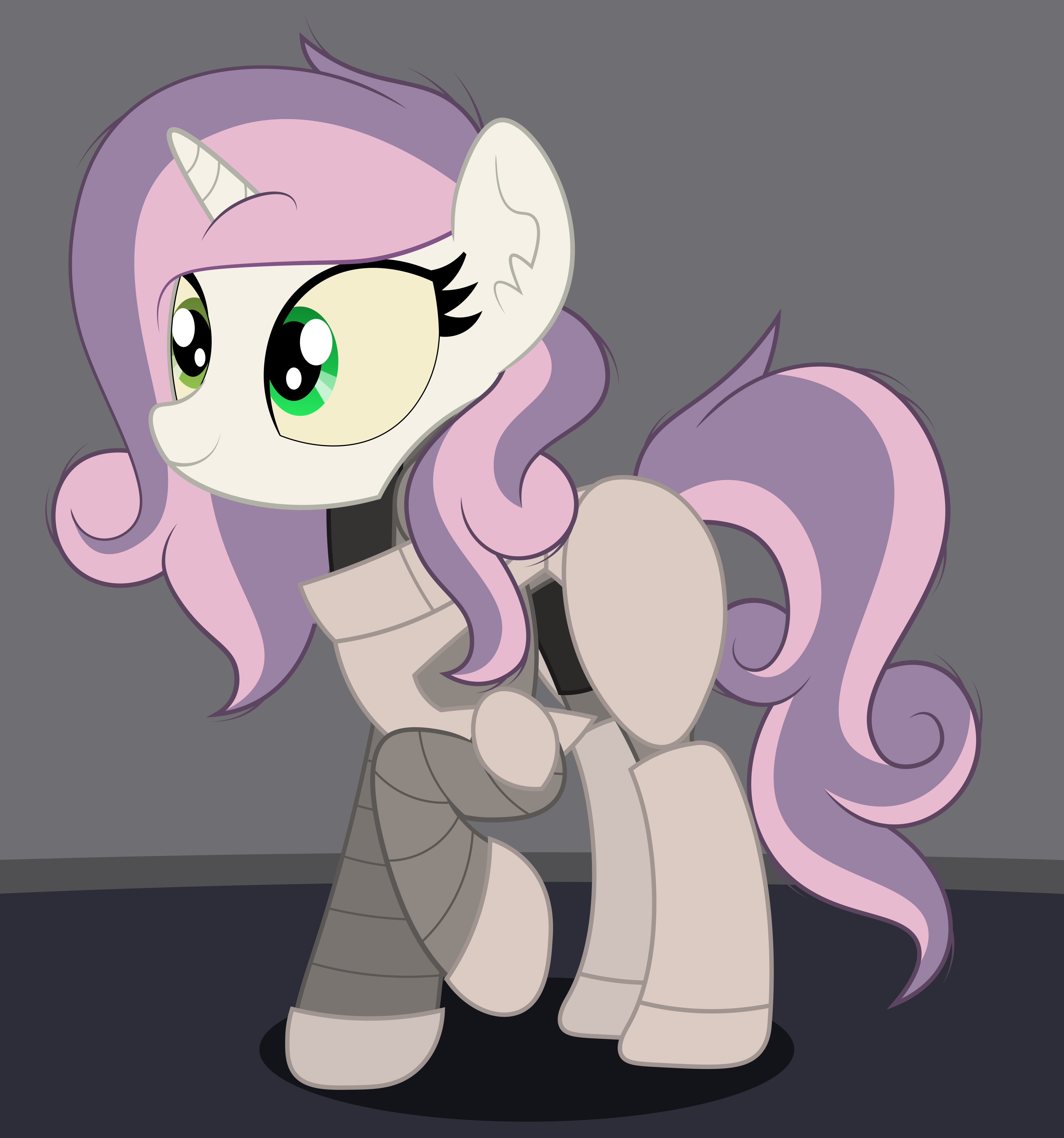 #3594767 - safe, artist:rainbowsurvivor, oc, oc only, oc:sweetie b, pony, unicorn, clothes ...