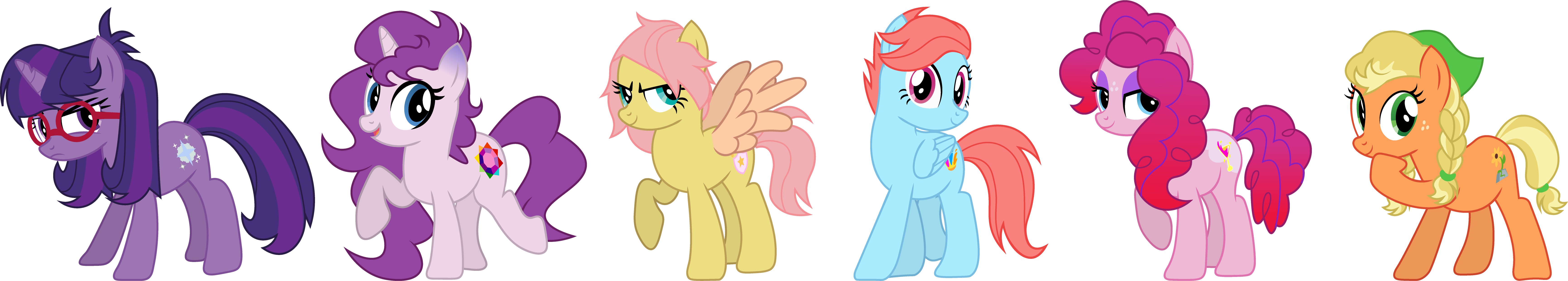 #3595969 - safe, artist:prixy05, oc, oc only, oc:flicker (g5), oc:gemme, oc:moss blossom, oc ...