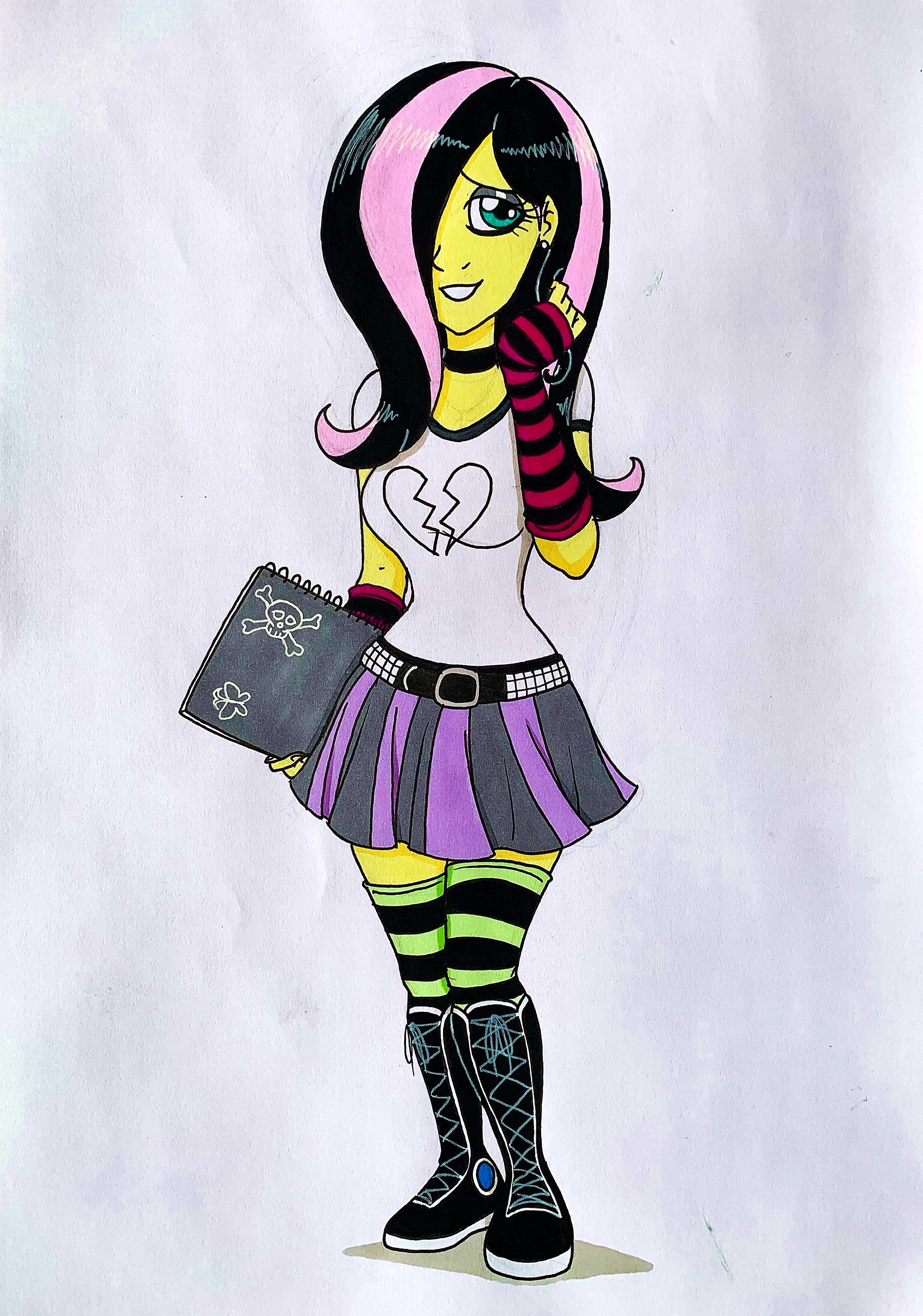 #3596063 - safe, artist:killerteddybear94, fluttershy, equestria girls ...