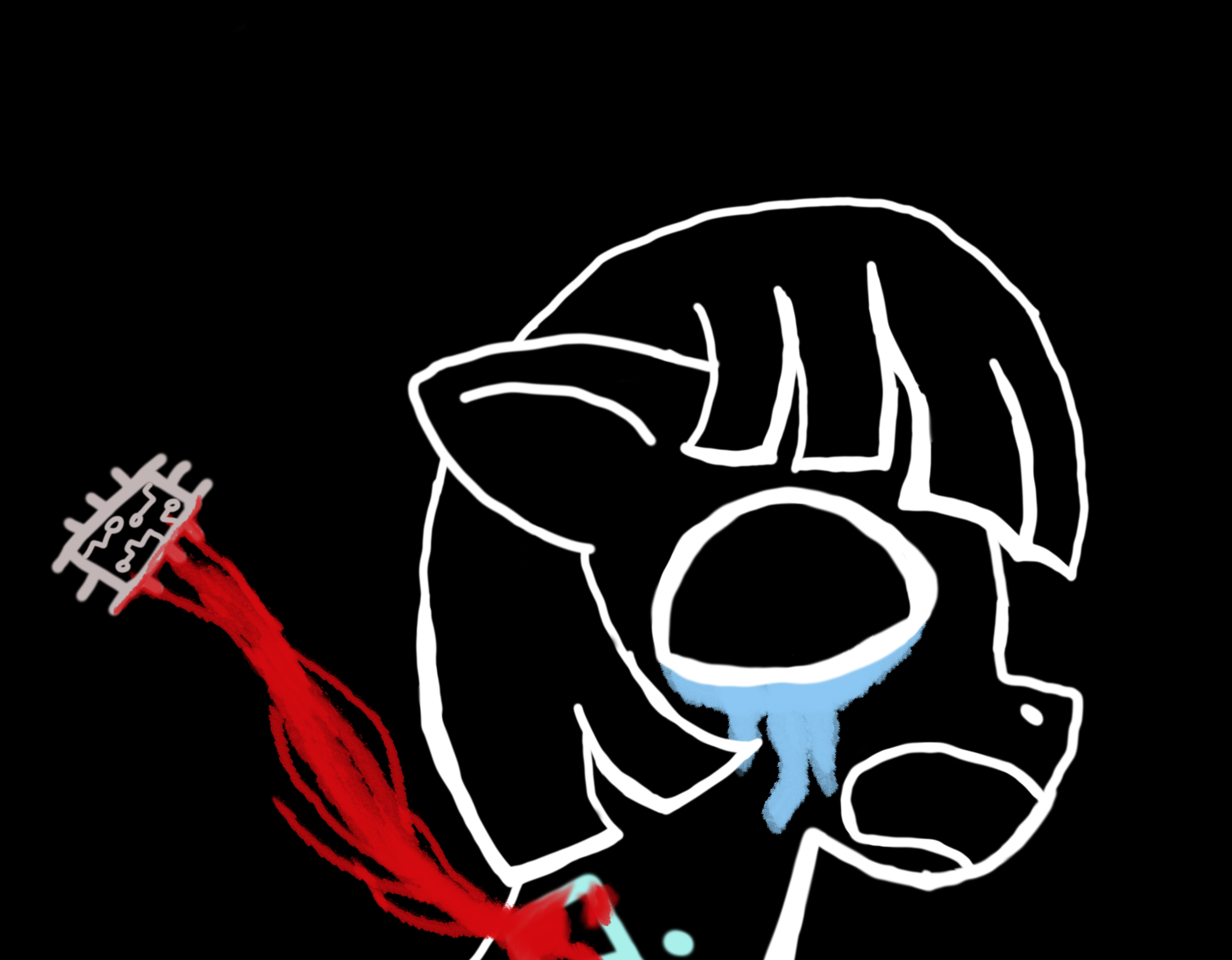 #3579238 - semi-grimdark, artist:shucku, zinnea, cyber pony, earth pony, fanfic:stolen voices ...