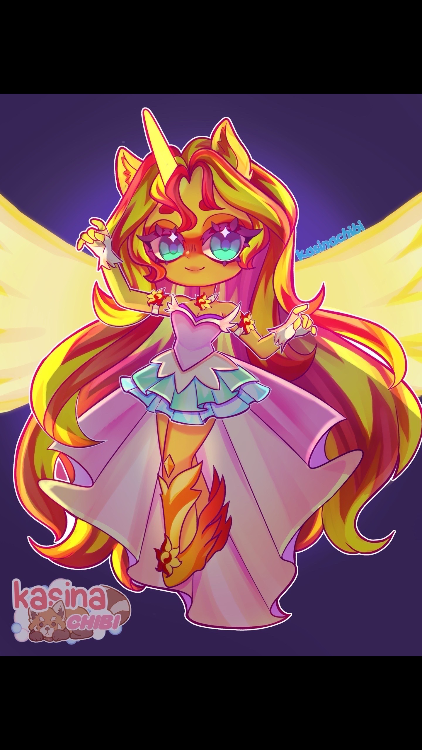 #3579502 - safe, artist:zackchibi, sunset shimmer, human, art pack ...