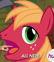 #3579687 - safe, edit, edited screencap, screencap, big macintosh ...