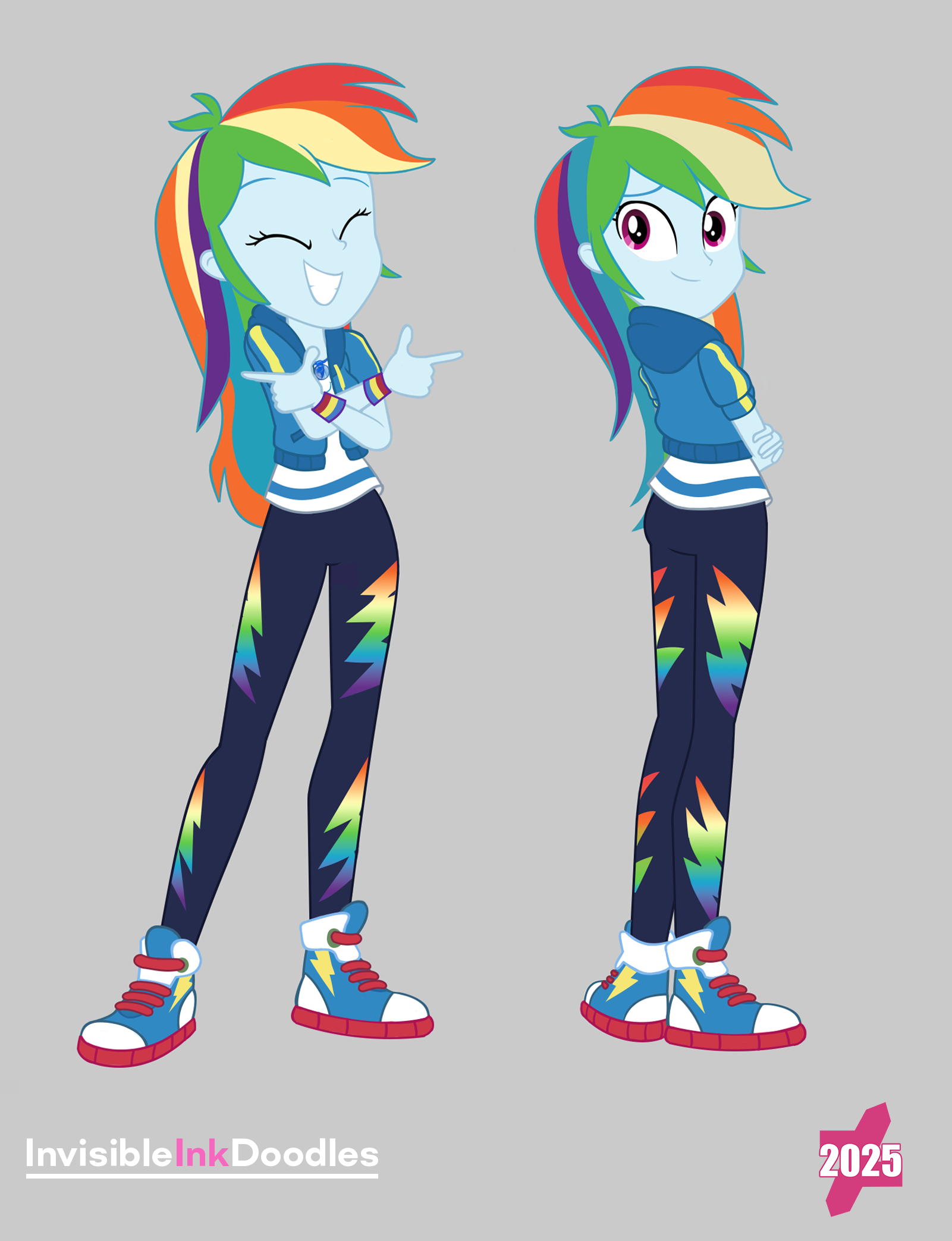 #3596321 - safe, artist:invisibleink, rainbow dash, human, equestria ...