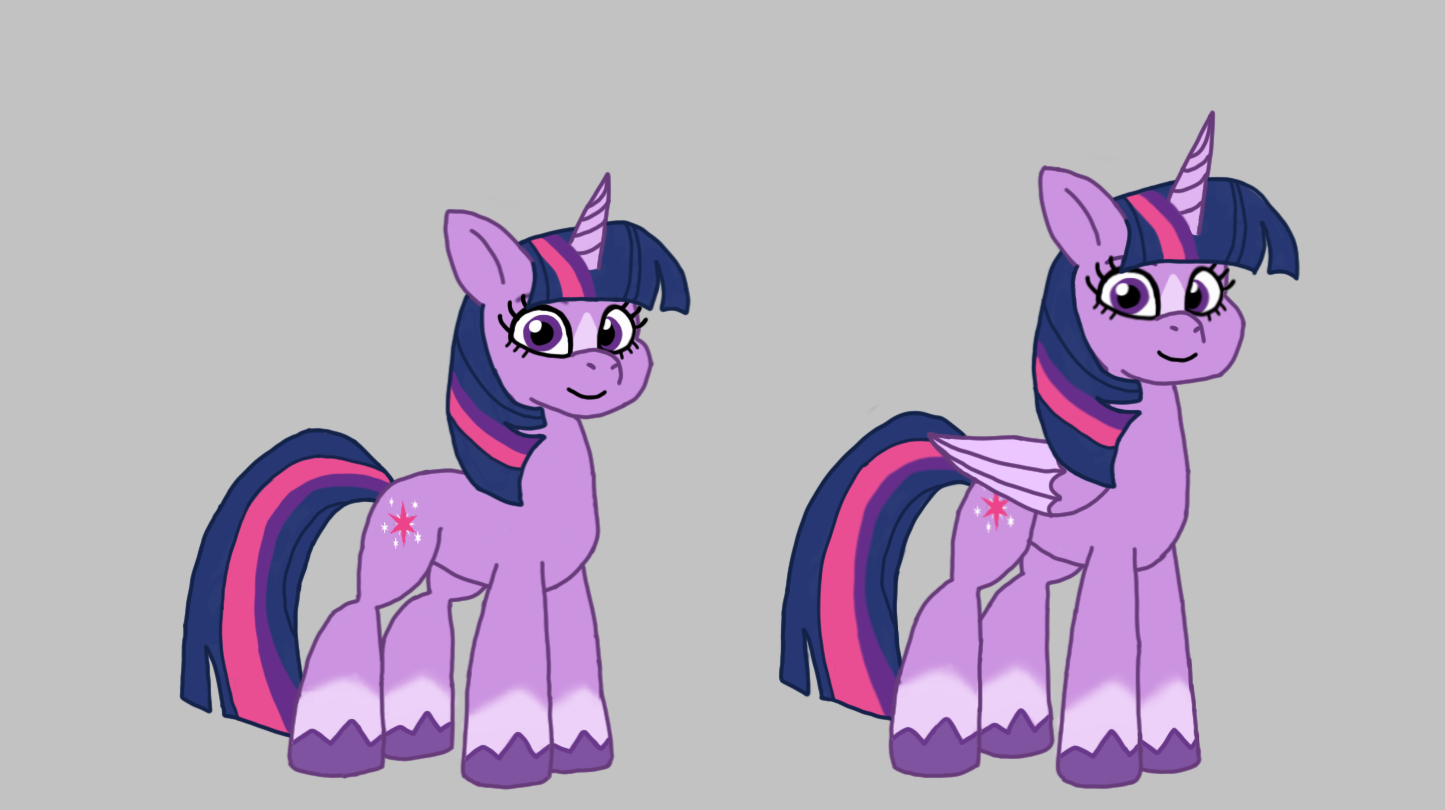 #3580454 - safe, artist:shucku, twilight sparkle, alicorn, pony, unicorn, g4, g5, my little pony ...