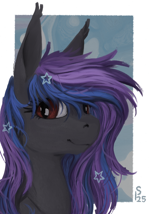 #3580637 - safe, artist:stray prey, oc, oc only, oc:stellar wind, bat pony, pony, bat pony oc ...