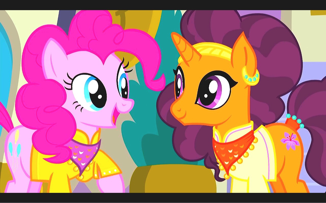 #3580679 - safe, screencap, pinkie pie, saffron masala, earth pony ...