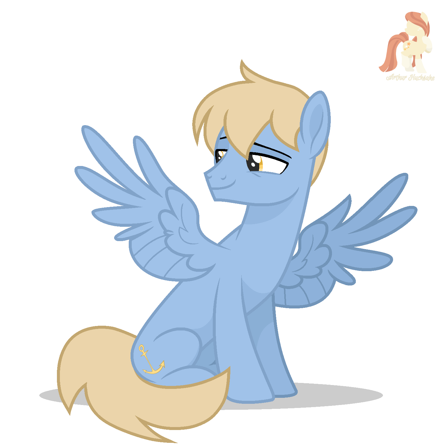 #3581054 - safe, artist:r4hucksake, oc, oc only, oc:blue jacket ...