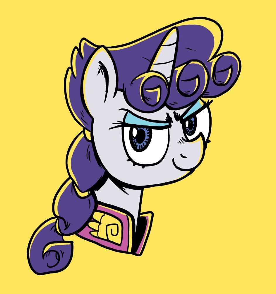 #3582122 - safe, artist:fimflamfilosophy, rarity, pony, unicorn, g4, alternate hairstyle, bust ...