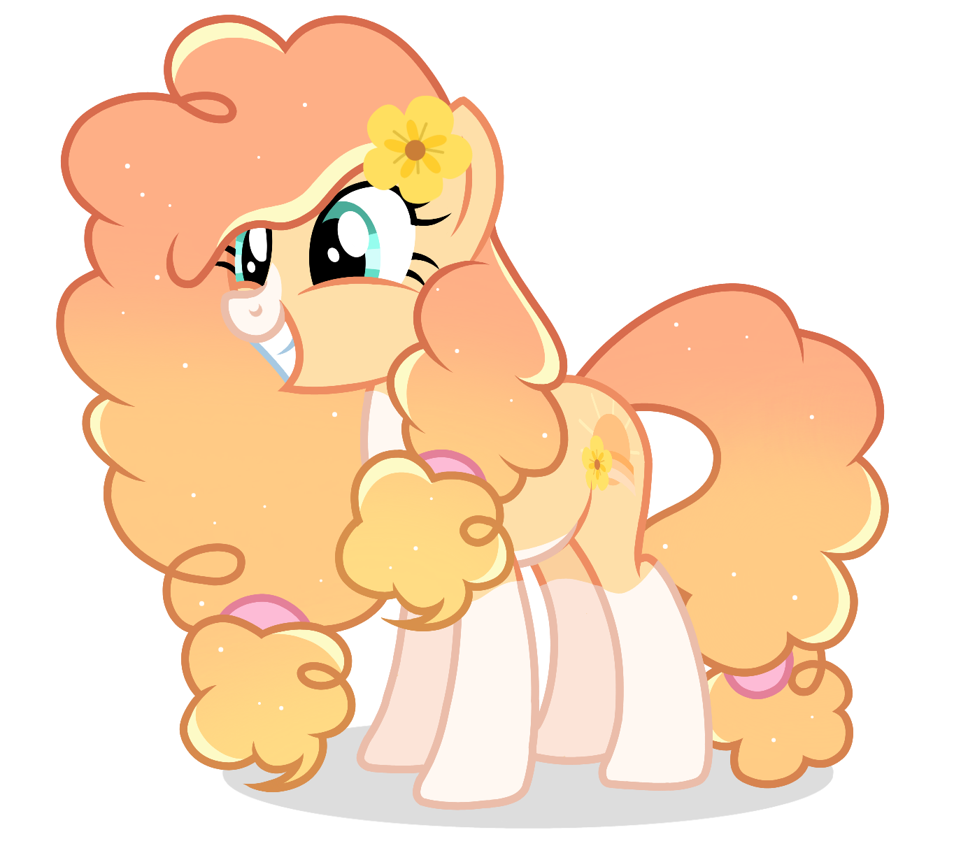 #3583098 - safe, alternate version, artist:cstrawberrymilk, oc, oc:sunrise butter, earth pony ...