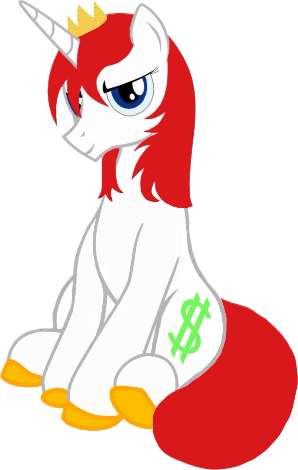 #3583218 - safe, artist:kingofmlp, oc, oc only, oc:lmoney, pony, unicorn, g4, 2025, :c, >:c ...