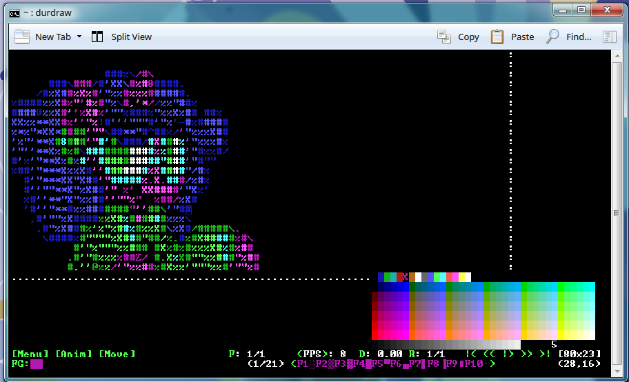 #3583465 - safe, artist:endercatcore, oc, oc only, oc:artshine aura, unicorn, ascii, glasses ...