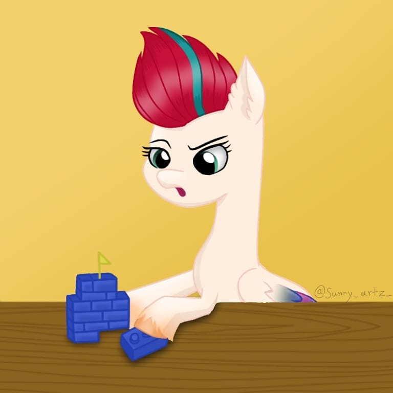 #3583608 - safe, artist:sunny_artz_, zipp storm, pegasus, pony, g5 ...