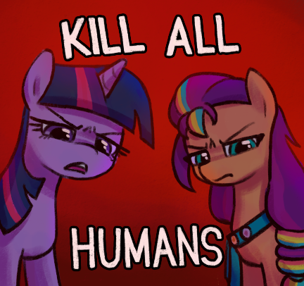 #3583795 - safe, artist:plunger, sunny starscout, twilight sparkle, alicorn, earth pony, pony ...