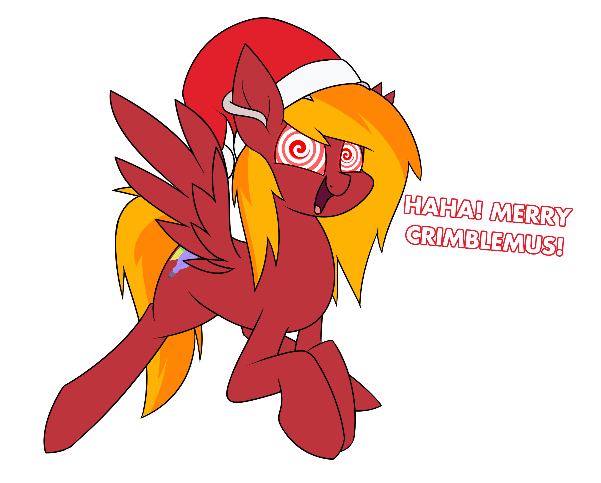 #3597628 - suggestive, artist:moonatik, oc, oc only, oc:moonatik, pegasus, pony, christmas ...