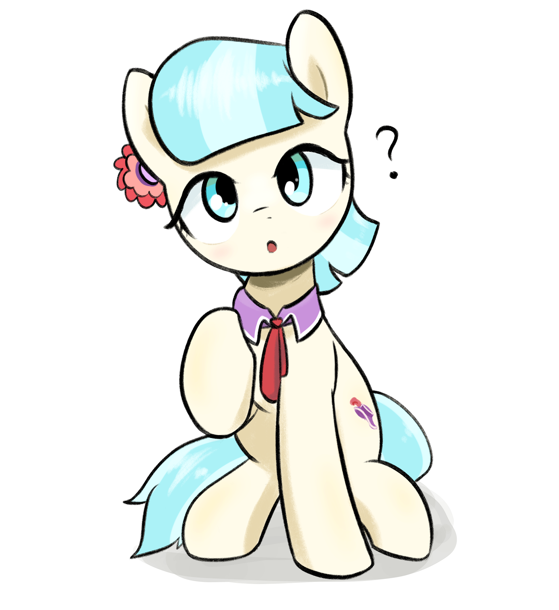 #3602692 - safe, artist:kamagi, coco pommel, earth pony, pony, g4 ...