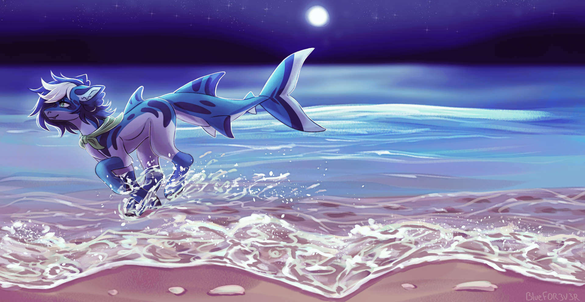 #3604078 - safe, artist:bluefor3v3r, oc, oc only, original species ...