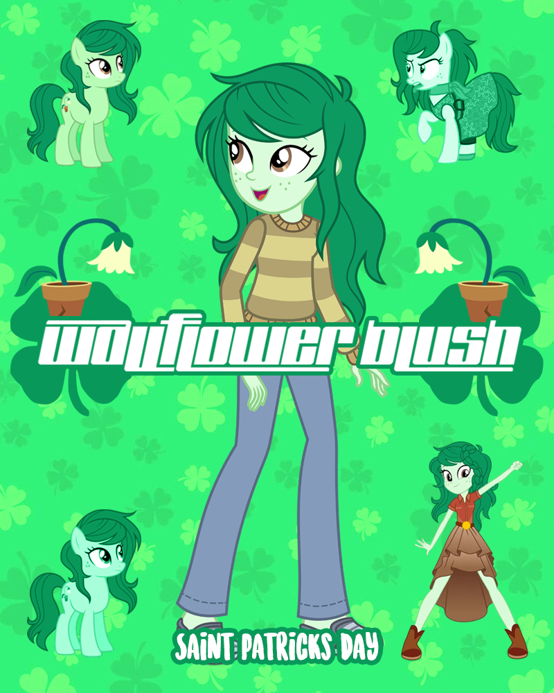 #3604427 - safe, artist:alexanderbronysketch, wallflower blush, earth pony, human, pony ...