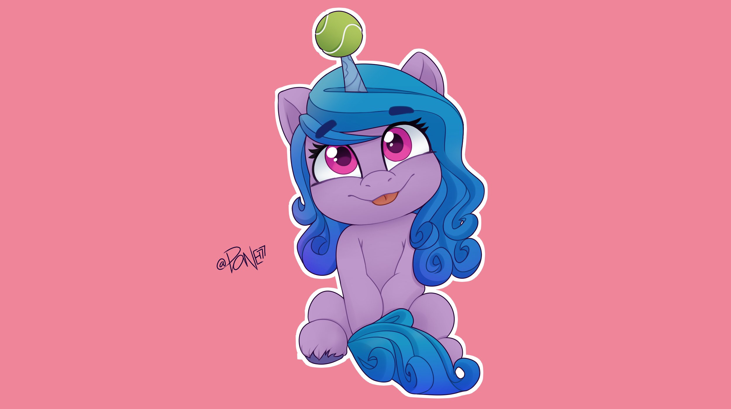 #3605605 - safe, artist:rivin177, izzy moonbow, pony, unicorn, g5, :3 ...