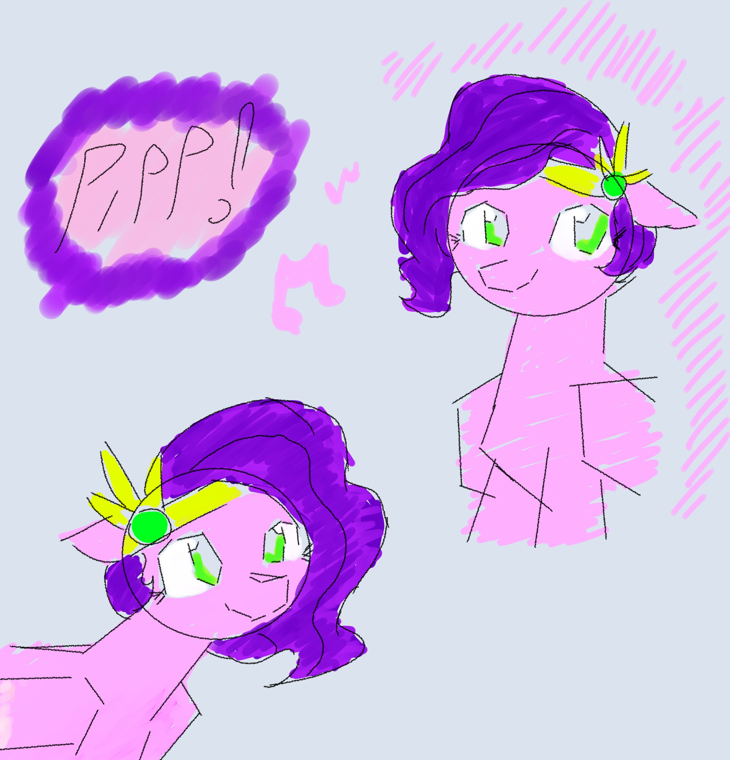 #3605932 - safe, artist:uriel1uri, pipp petals, pegasus, pony, g5, character name, diadem ...