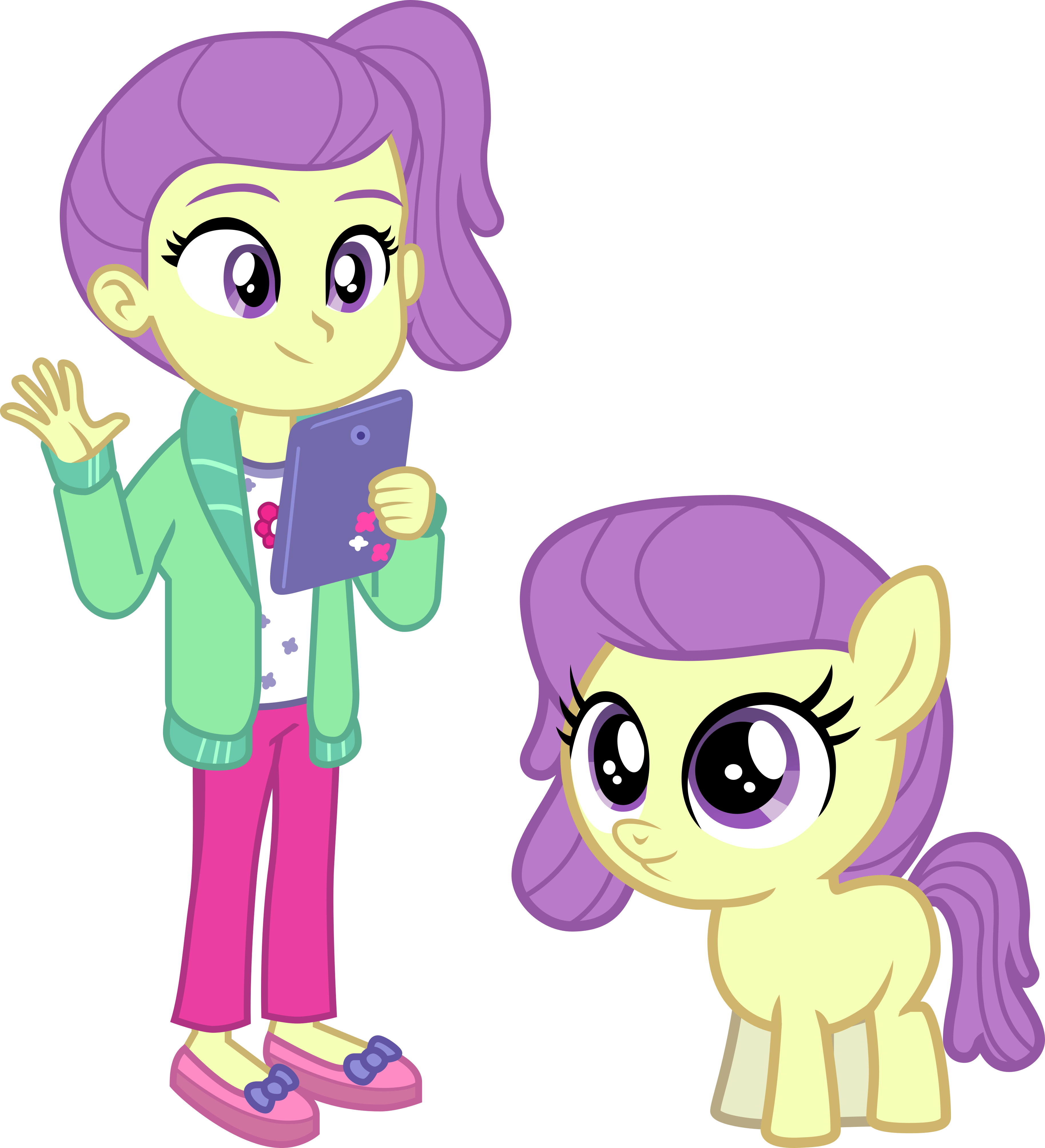 #3606109 - safe, artist:dustinwatsongkx, lily pad (g4), earth pony ...