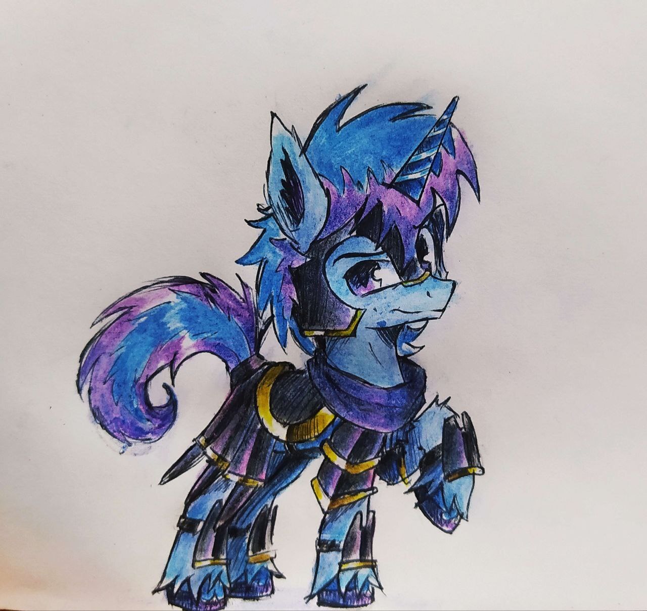 #3606939 - artist needed, safe, oc, oc only, oc:bak, unicorn, armor ...