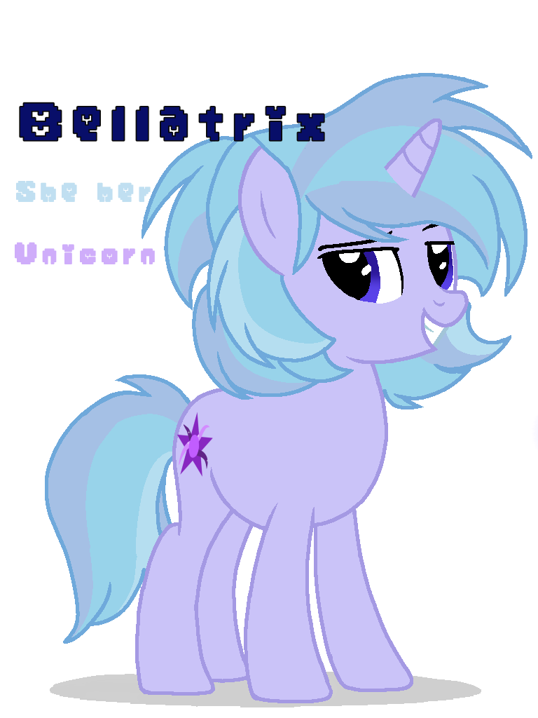 #3607017 - safe, artist:aimeedoesartz, oc, oc only, oc:bellatrix, pony, unicorn, base used ...