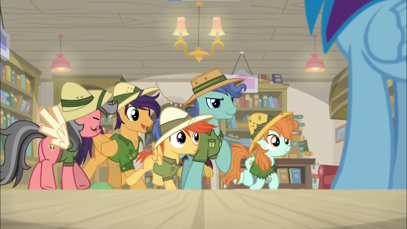 #3607979 - safe, screencap, a.k. yearling, compass course, daring do ...