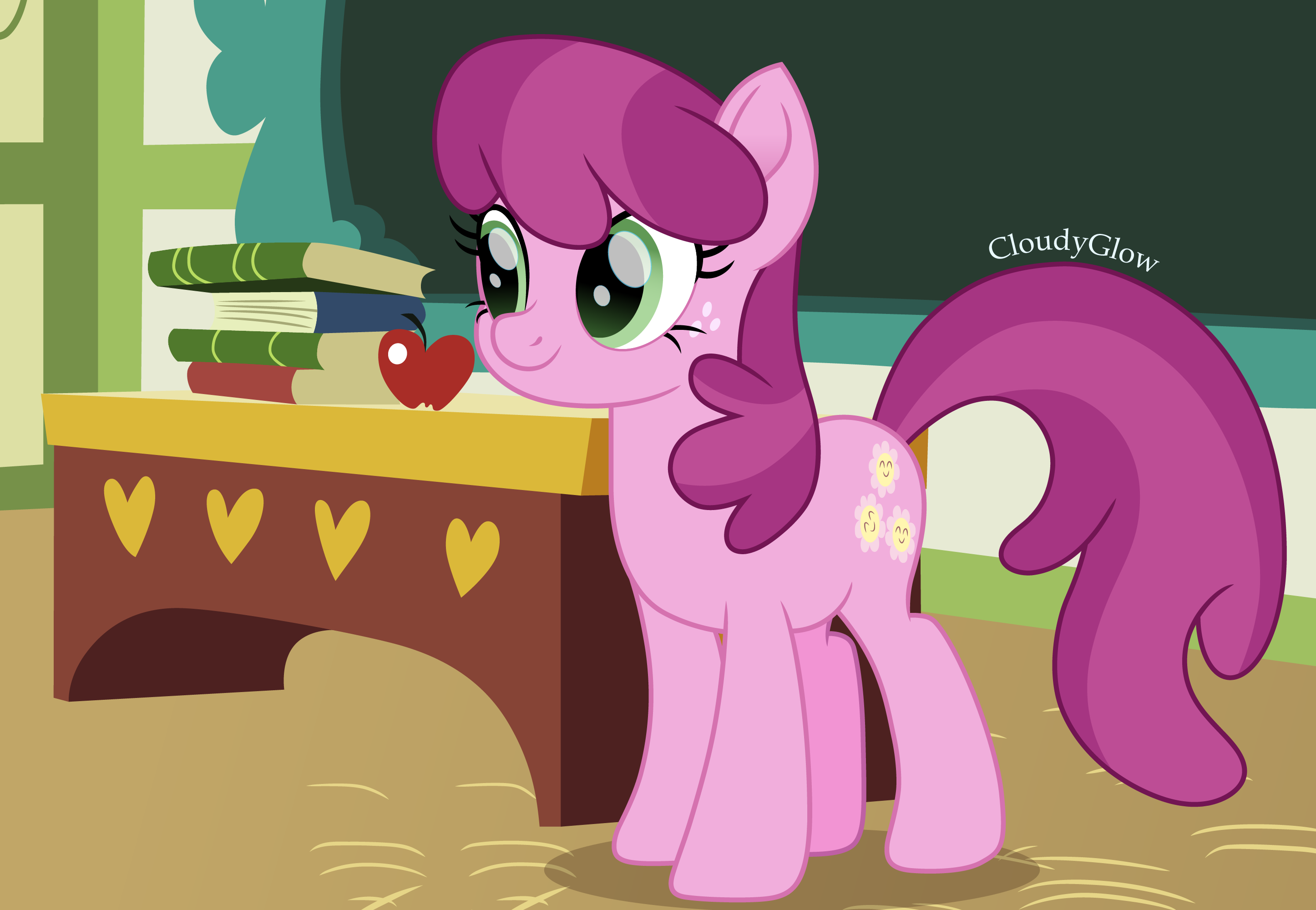 #3608191 - safe, alternate version, artist:cloudy glow, cheerilee, earth pony, pony, g4, apple ...