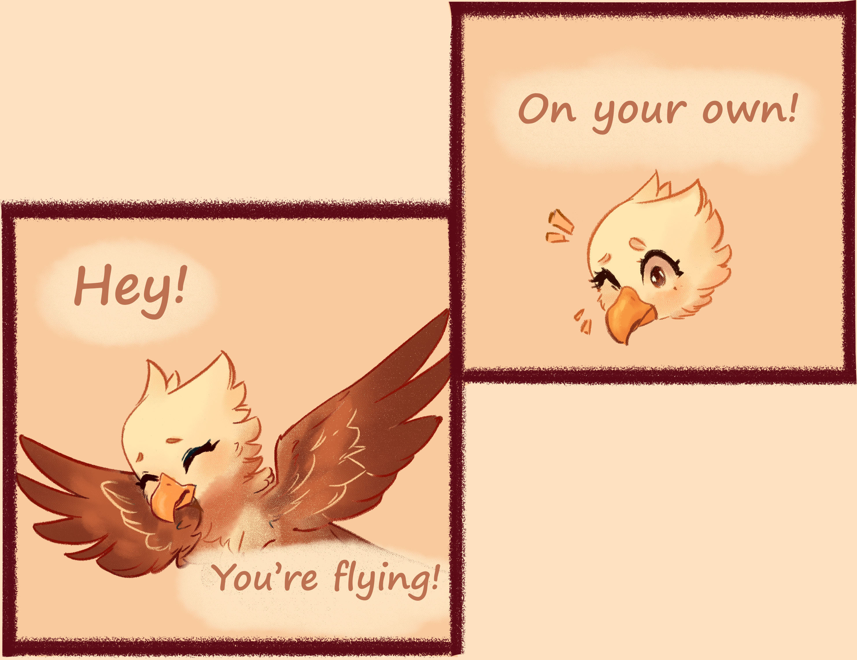 #3608256 - safe, artist:polnocnykot, bird, eagle, comic:muffin, comic ...