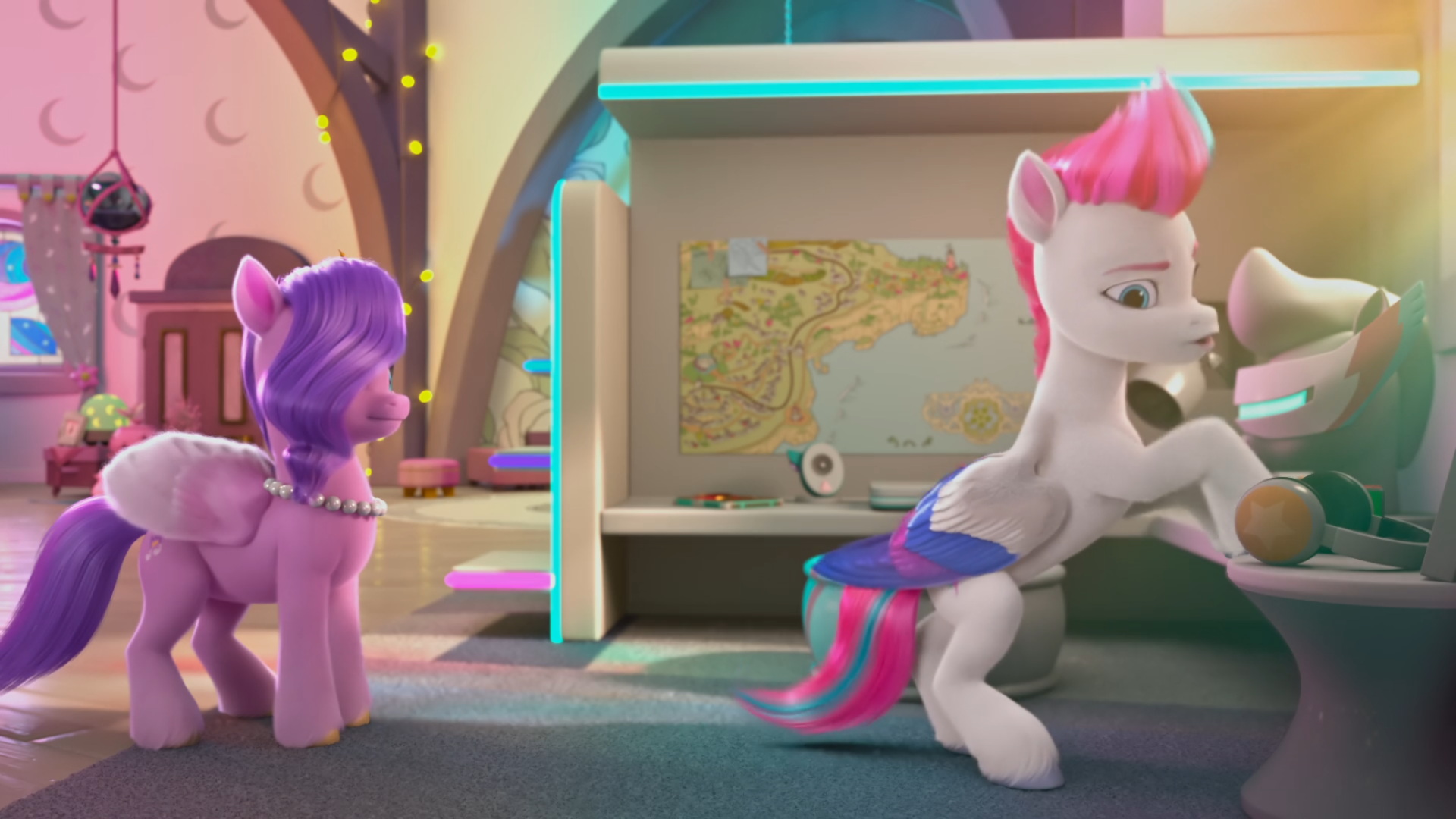 #3609135 - safe, screencap, pipp petals, zipp storm, pegasus, pony, g5 ...