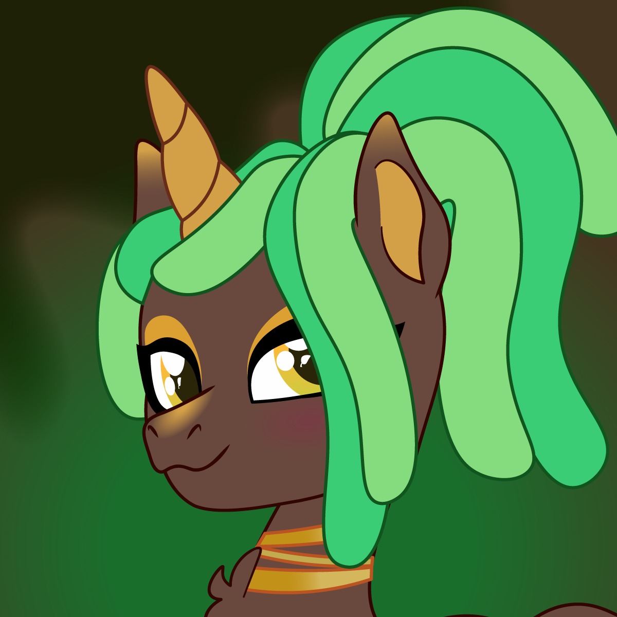 #3609513 - safe, artist:prixy05, oc, oc:bramble gleam, pony, unicorn ...