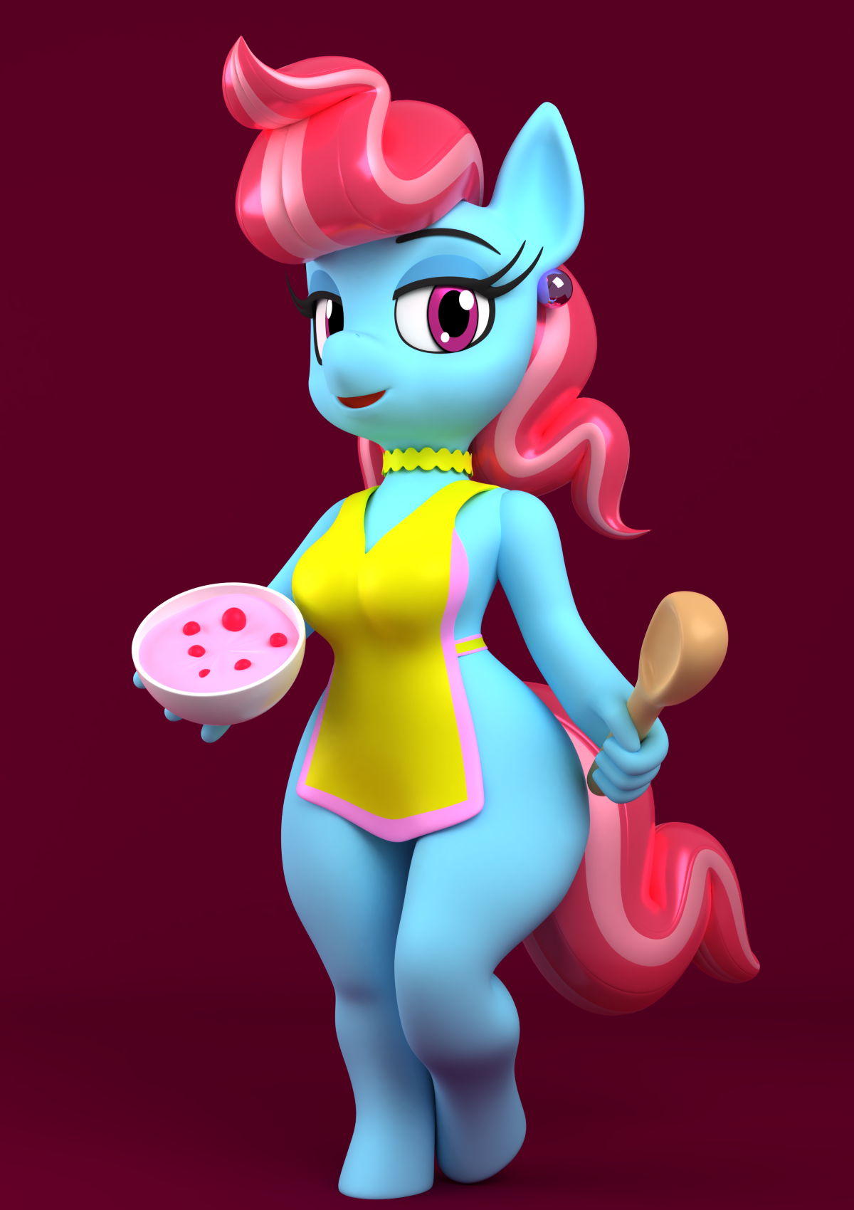 #3611935 - suggestive, artist:argos90, cup cake, earth pony, anthro ...