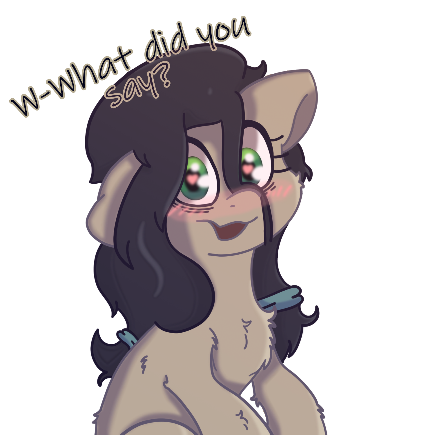 #3611968 - safe, anonymous artist, oc, oc only, oc:floor bored, earth pony, pony, blushing ...