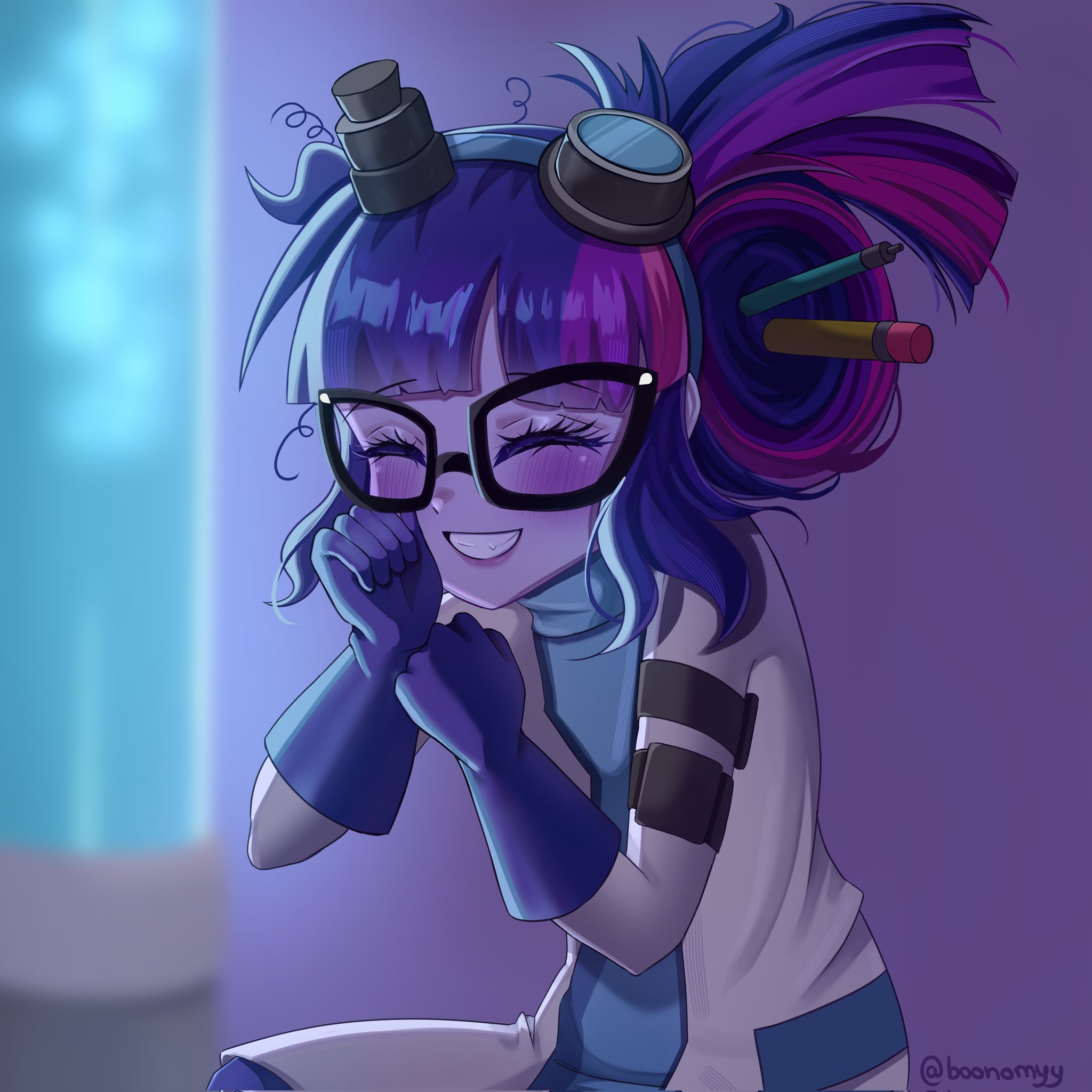 #3612136 - safe, artist:boonomyy, sci-twi, twilight sparkle, human ...