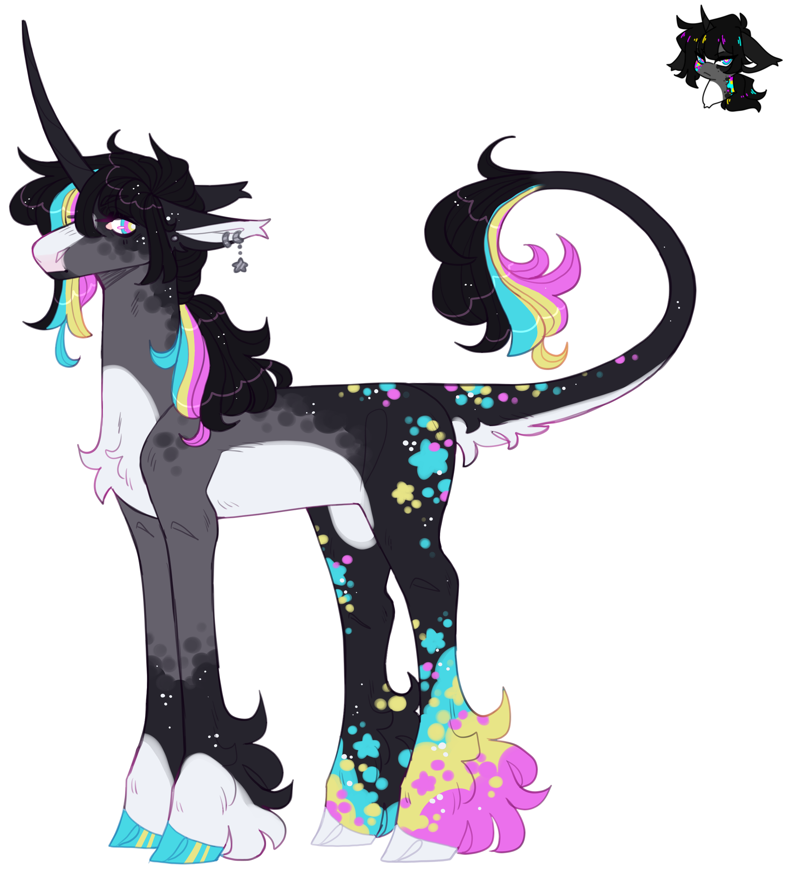 #3612437 - safe, artist:sleepy-nova, oc, oc only, oc:alastor, pony, unicorn, horn, male, simple ...