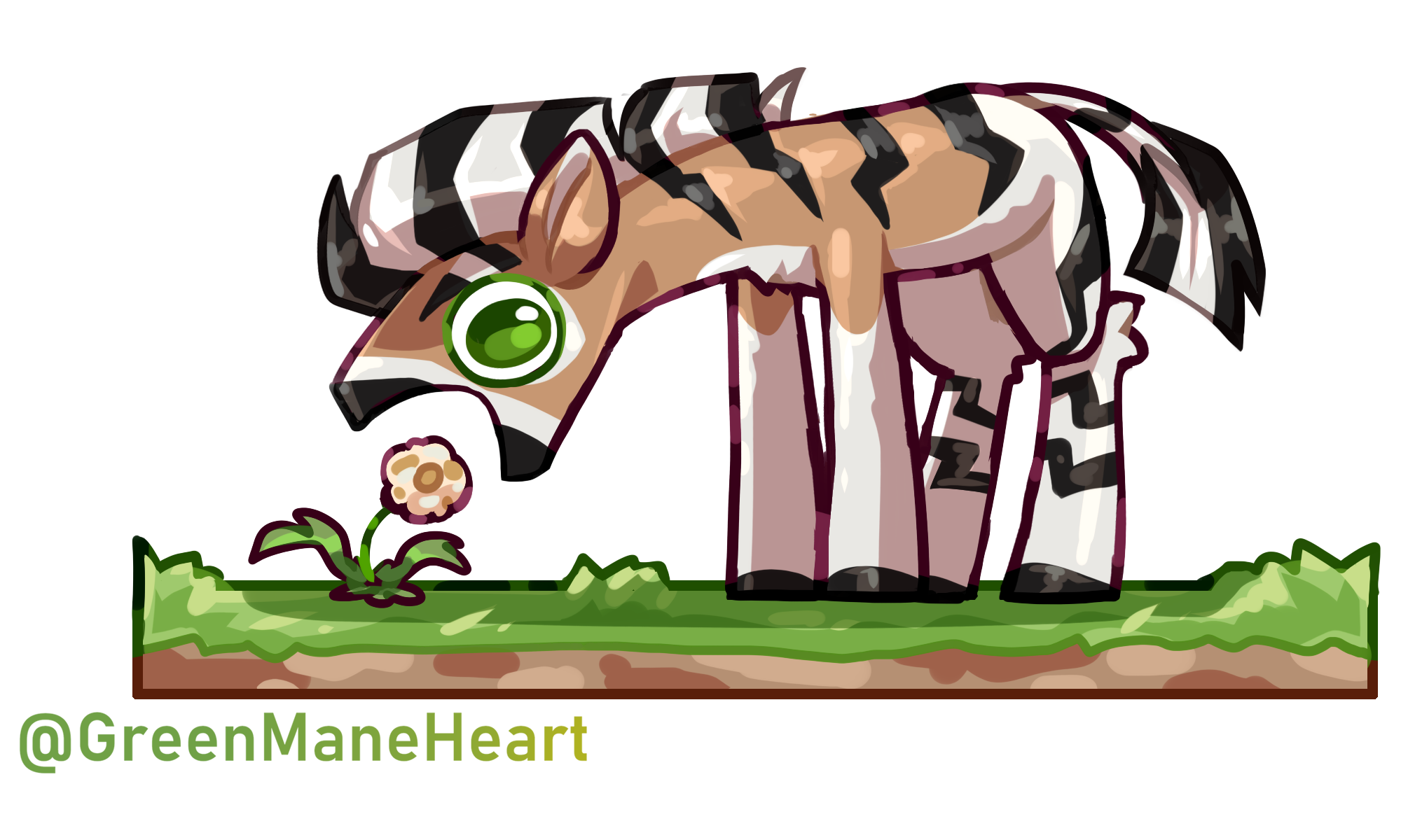 #3612916 - safe, artist:greenmaneheart, oc, oc only, pony, abstract background, commission ...