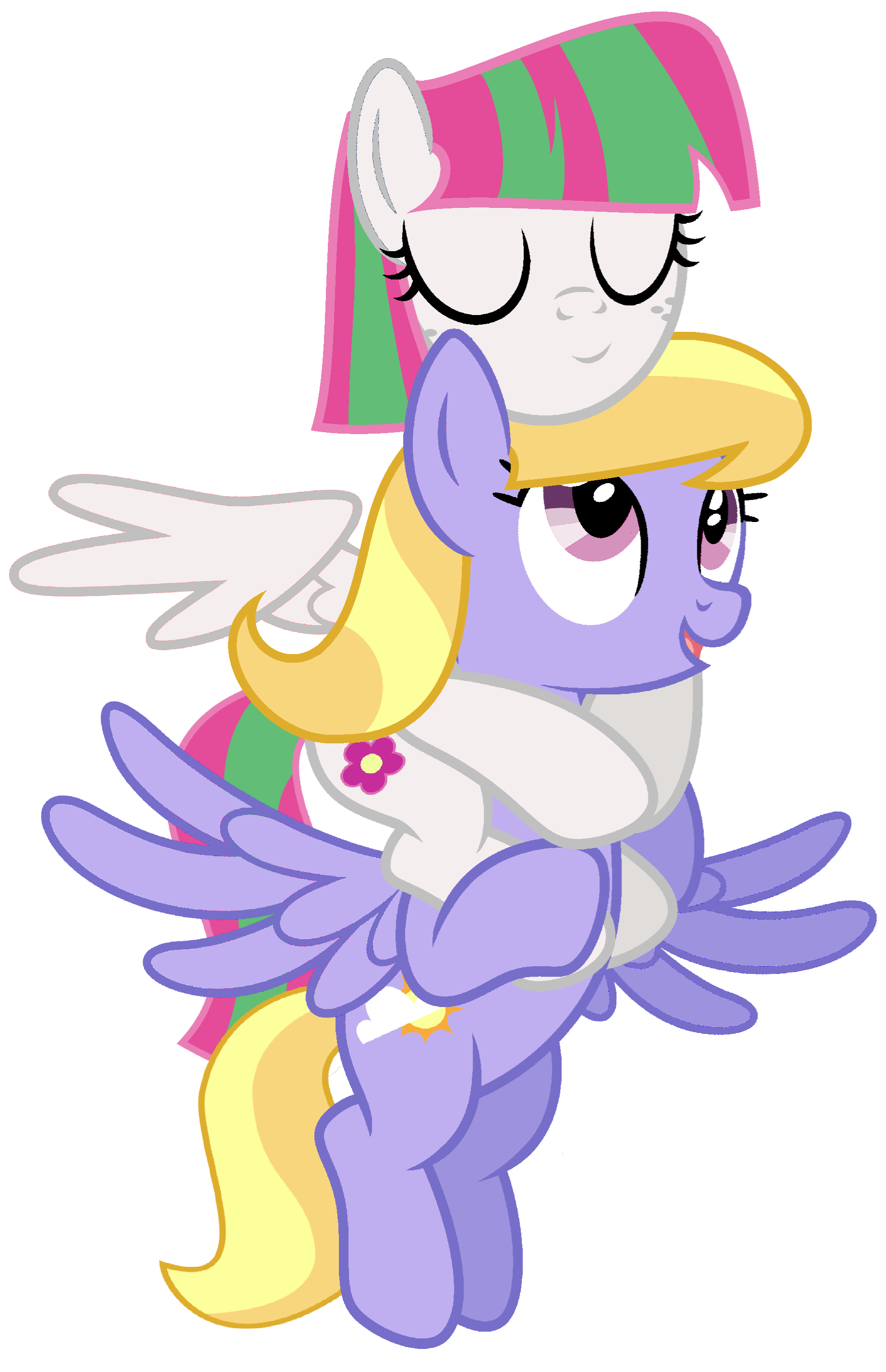 #3613159 - safe, artist:detailedatream1991, artist:enneira20, blossomforth, cloud kicker ...