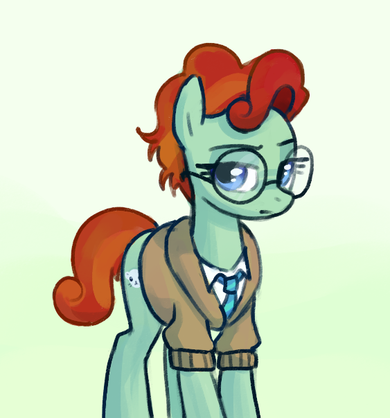 #3613559 - safe, artist:backgroundmares, quiet time, earth pony, pony ...