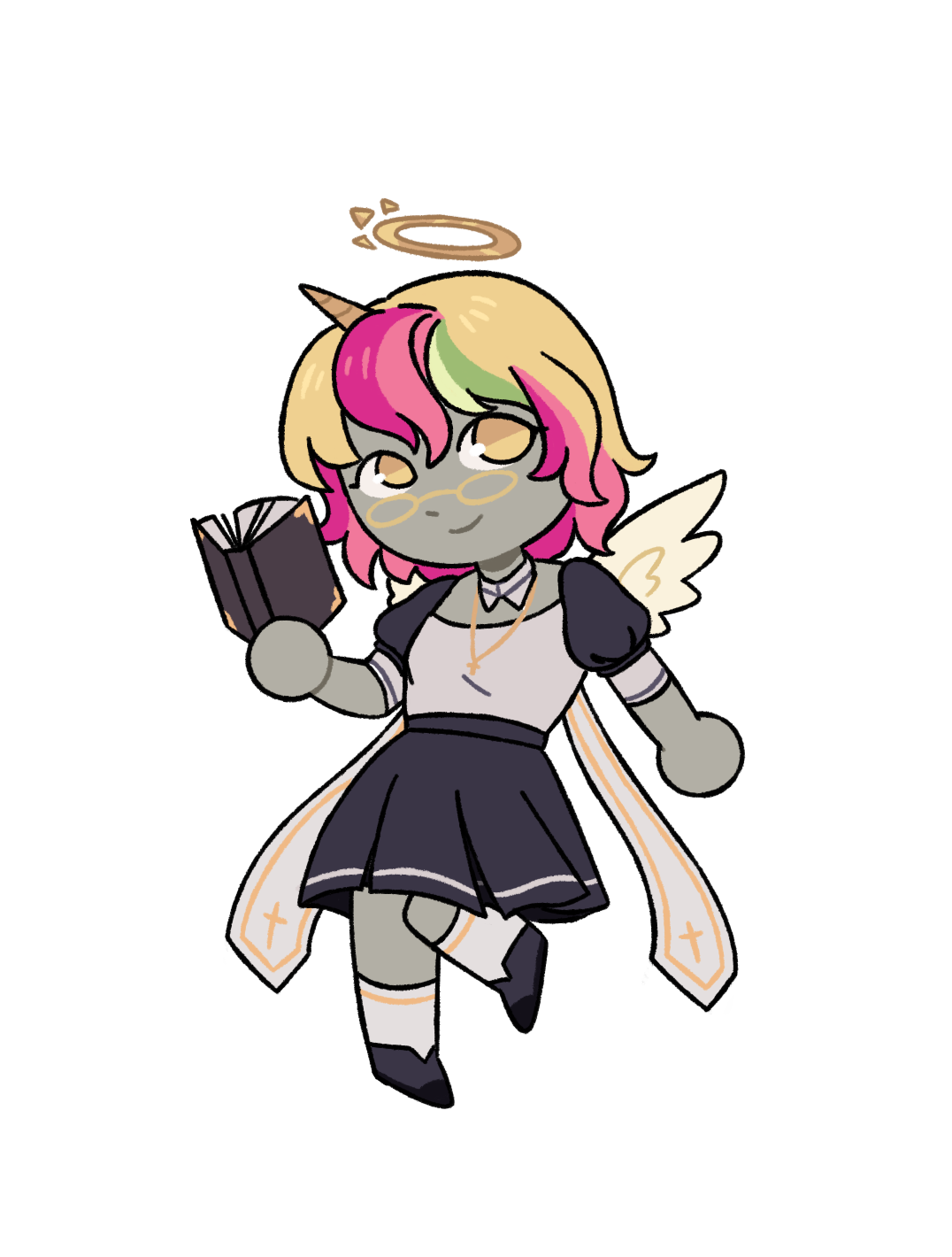 #3615251 - safe, artist:tinypurplebrush, oc, oc only, oc:holly bibble ...