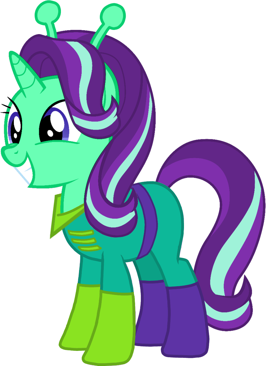 #3600014 - safe, artist:tylerajohnson352, starlight glimmer, alien ...