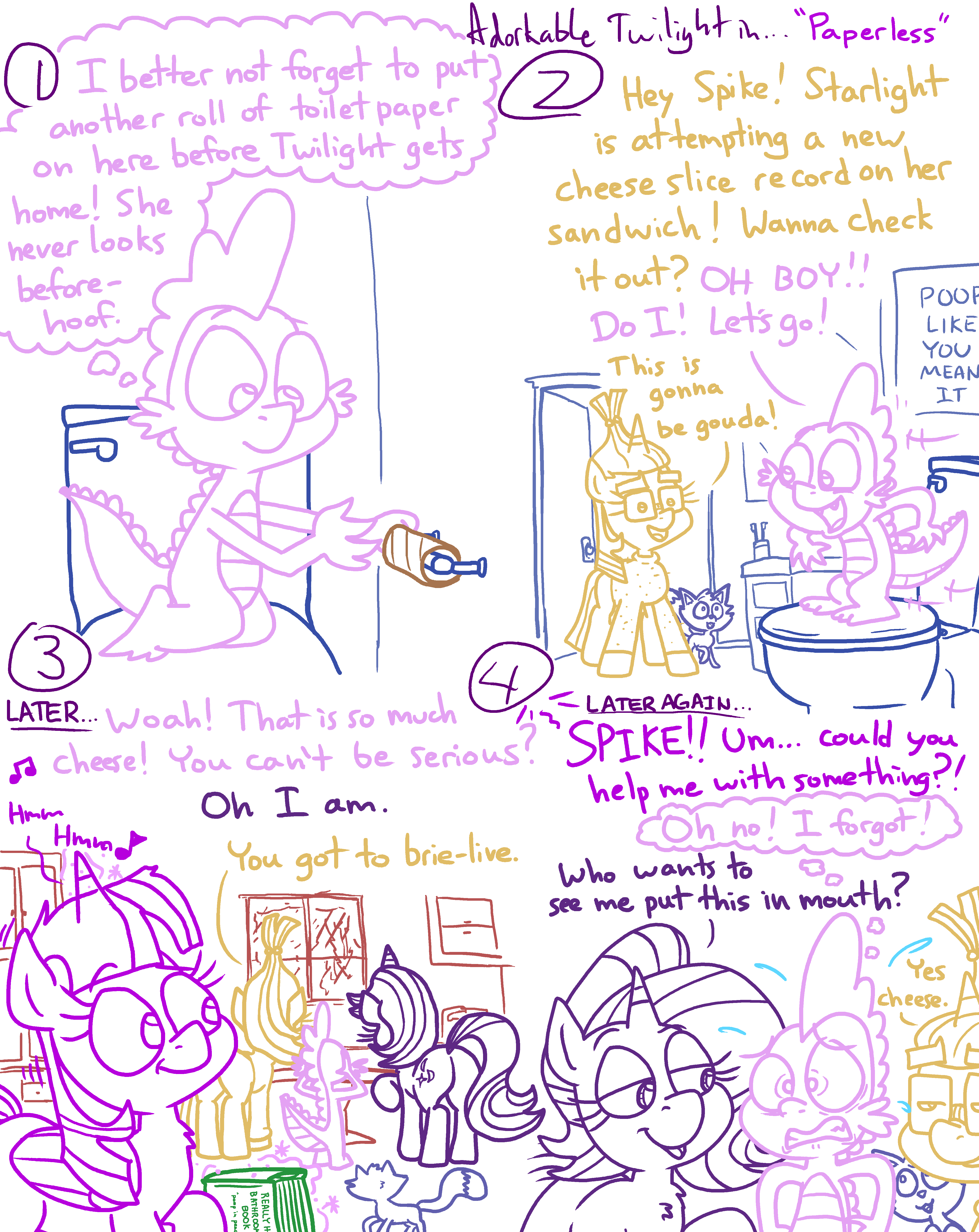 #3600569 - safe, artist:adorkabletwilightandfriends, cheese sandwich ...