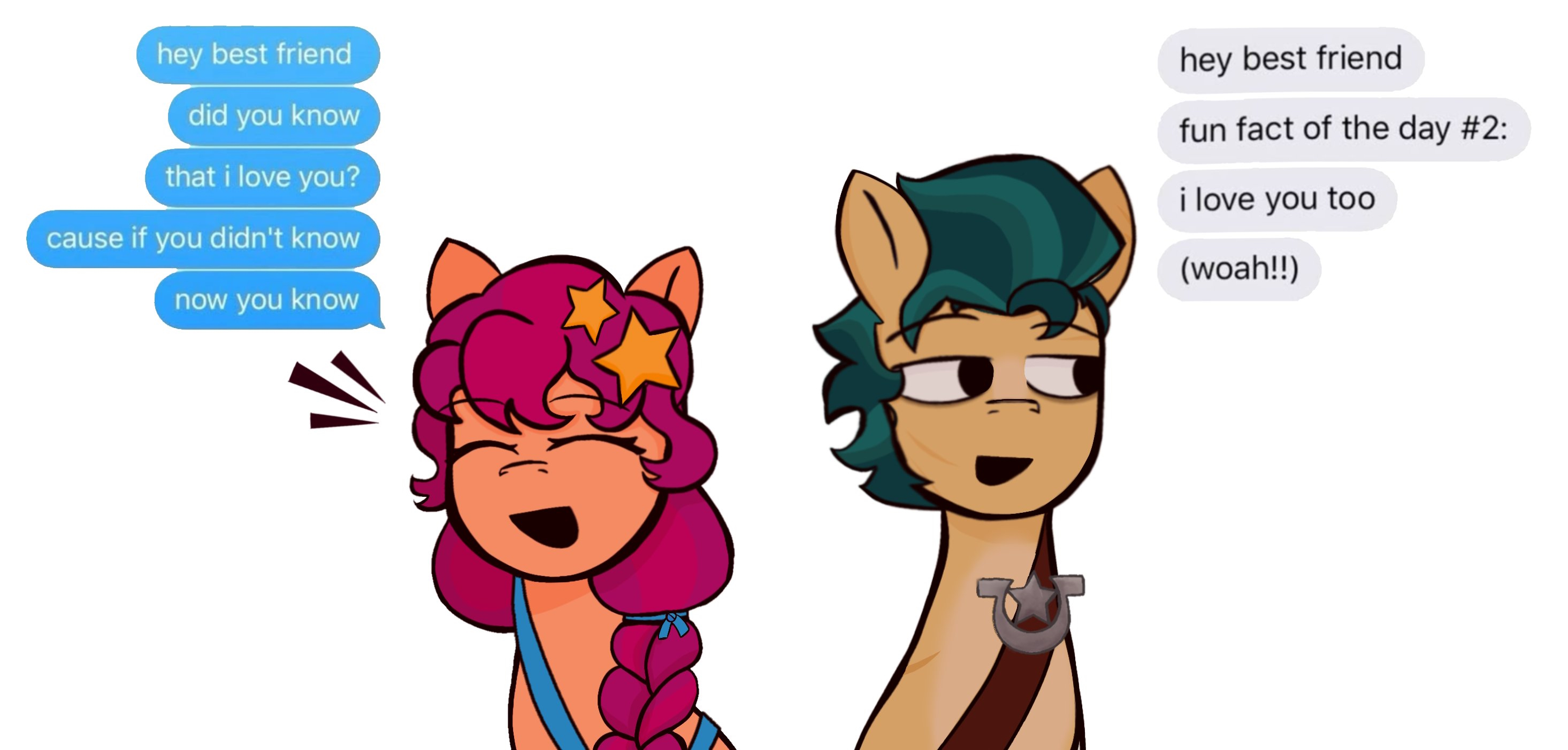 #3601263 - safe, artist:saaam12zipp, hitch trailblazer, sunny starscout ...